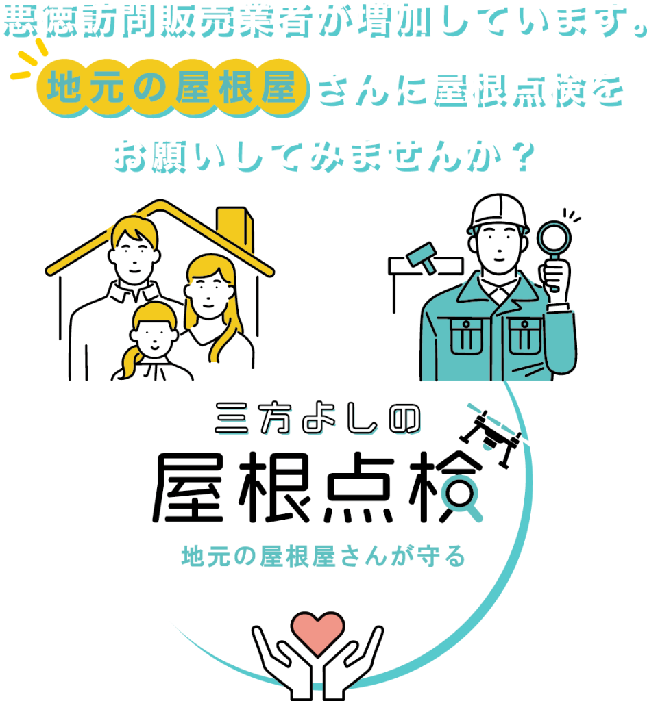 三方よしの屋根点検 – Yan's diary